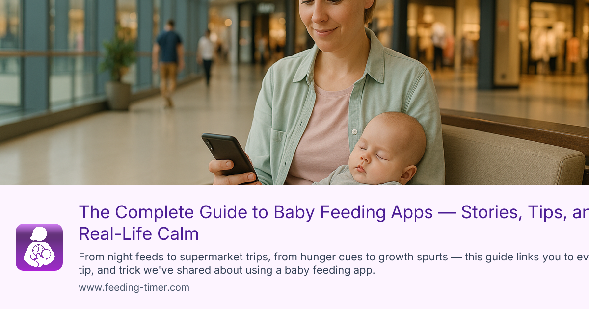 Complete Guide to Baby Feeding Apps, Breastfeeding Timers and Trackers